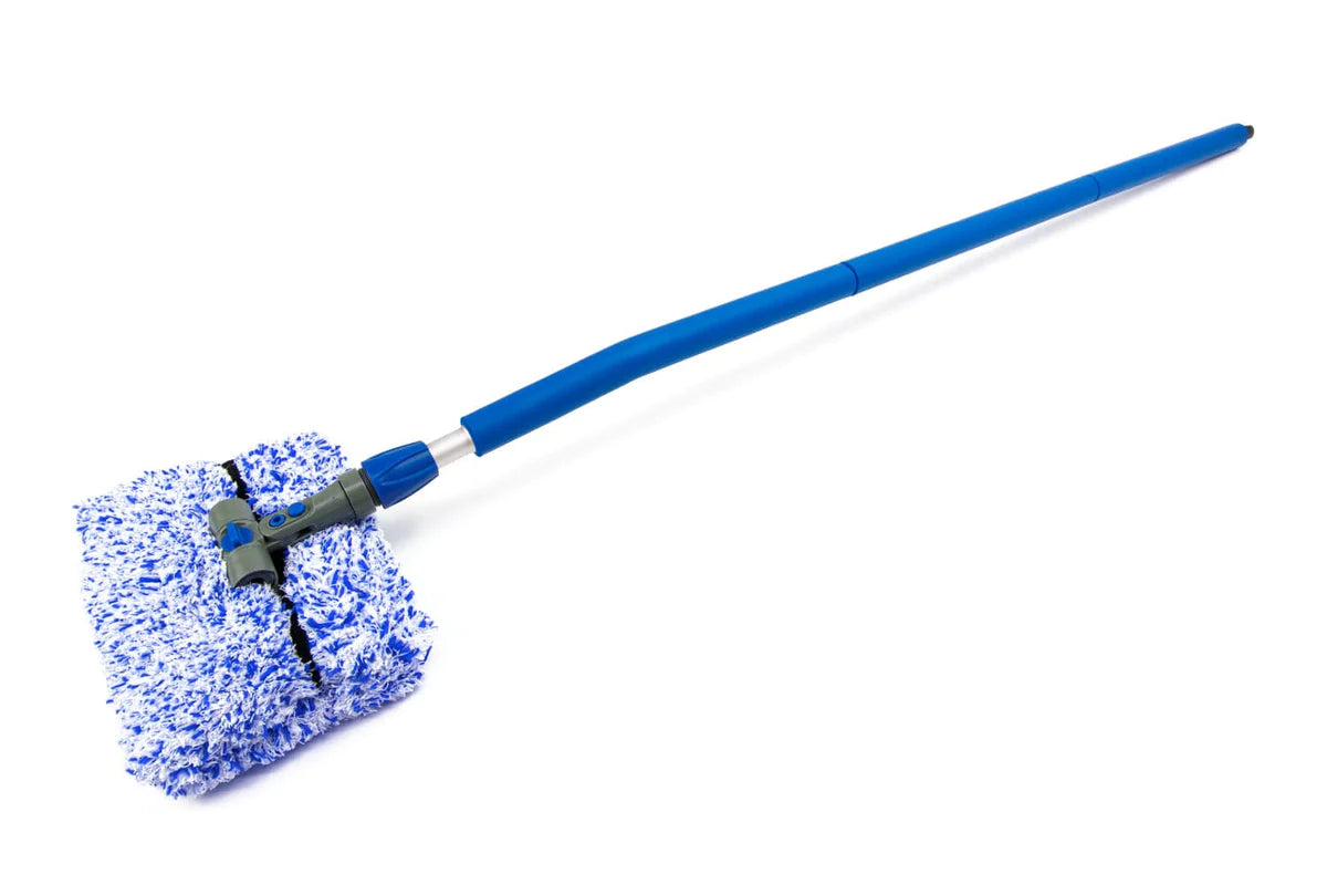 Autofiber Mitt on a Stick PRO Adjustable Wash Tool with 61" Angled Pol ...